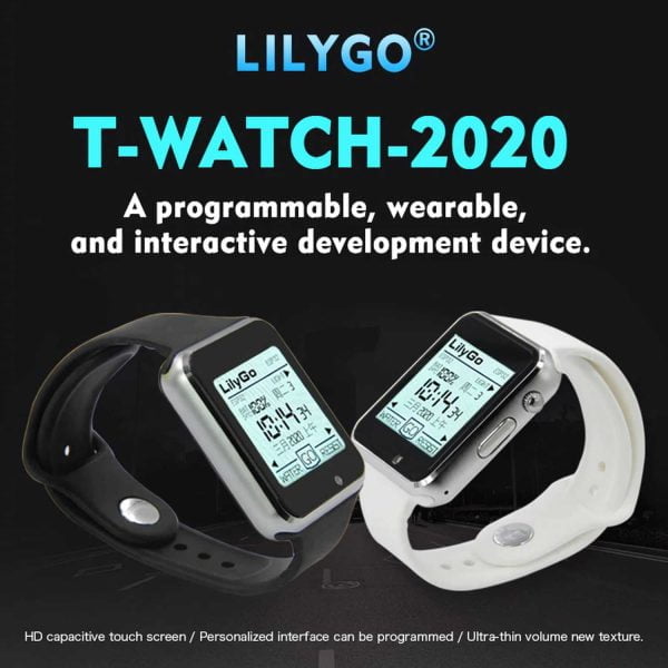 LilyGo TTGO T-Watch-2020 V3 ESP32 Smart Watch - ShopOfThings