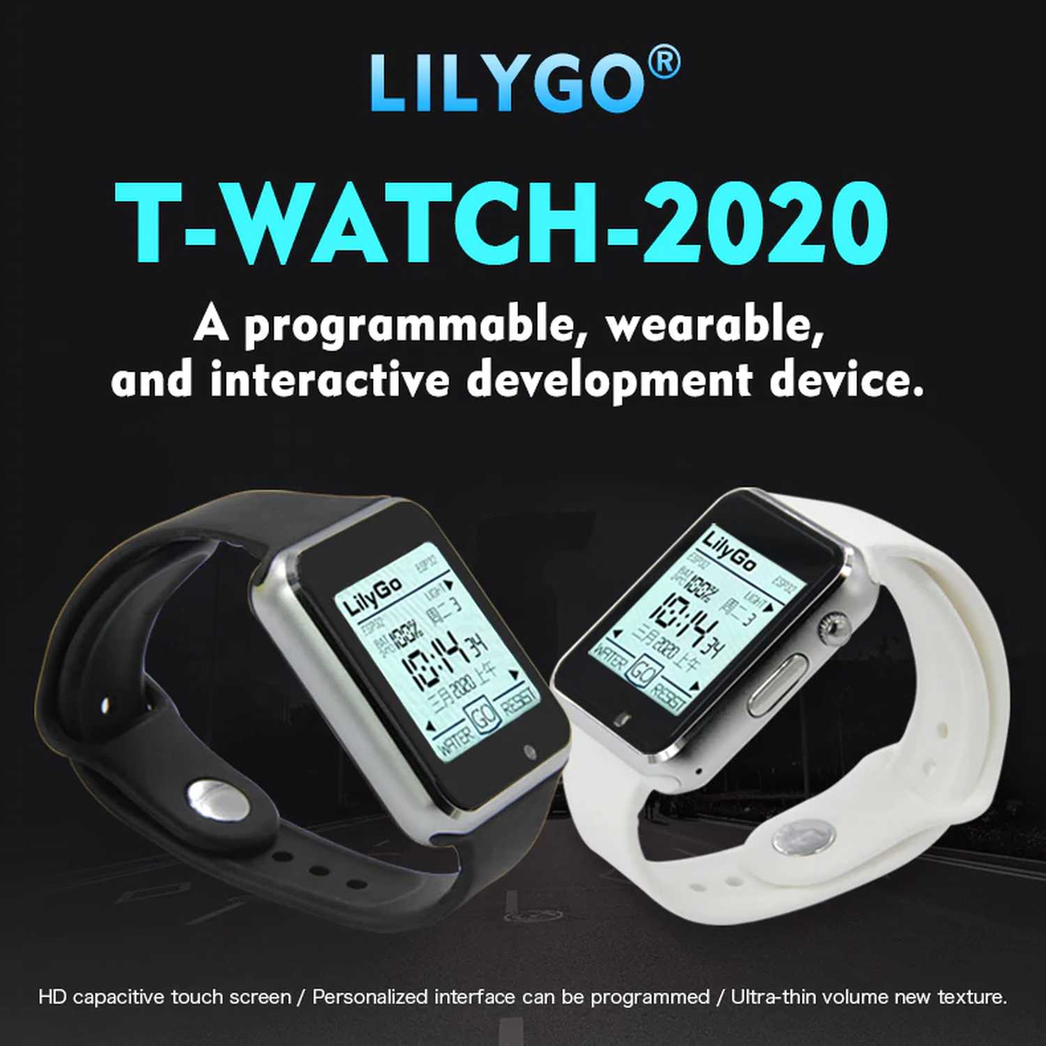 LilyGo TTGO T-Watch-2020 V3 ESP32 Smart Watch - ShopOfThings